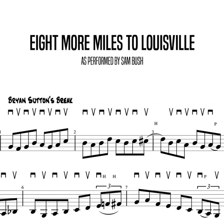 Eight More Miles To Louisville, Bryan Sutton | Lessons With Marcel