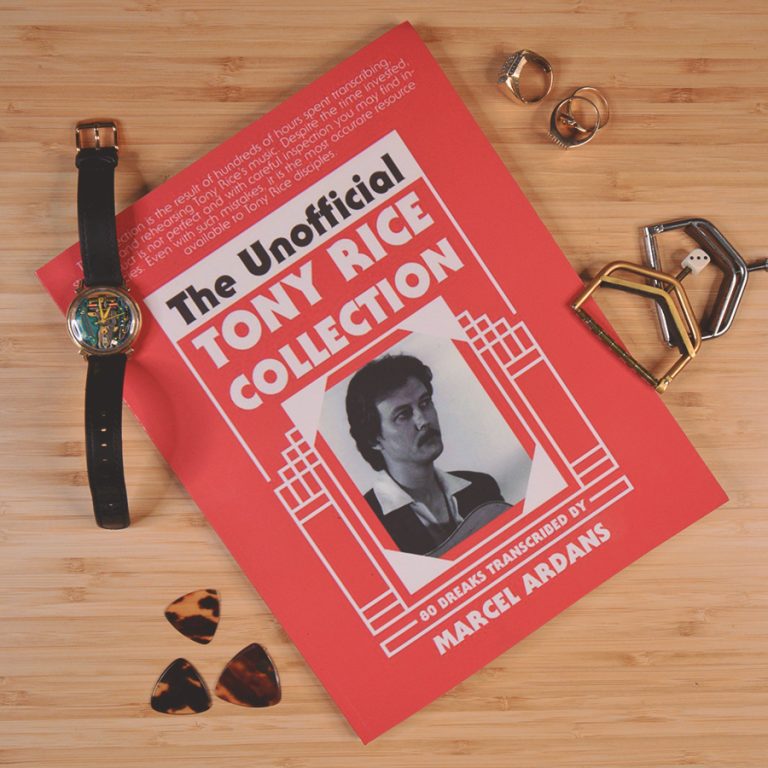 The Unofficial Tony Rice Collection, Tab Book – Lessons With Marcel