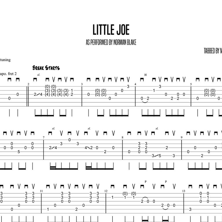 Little Joe, Norman Blake (Advanced) – Lessons With Marcel