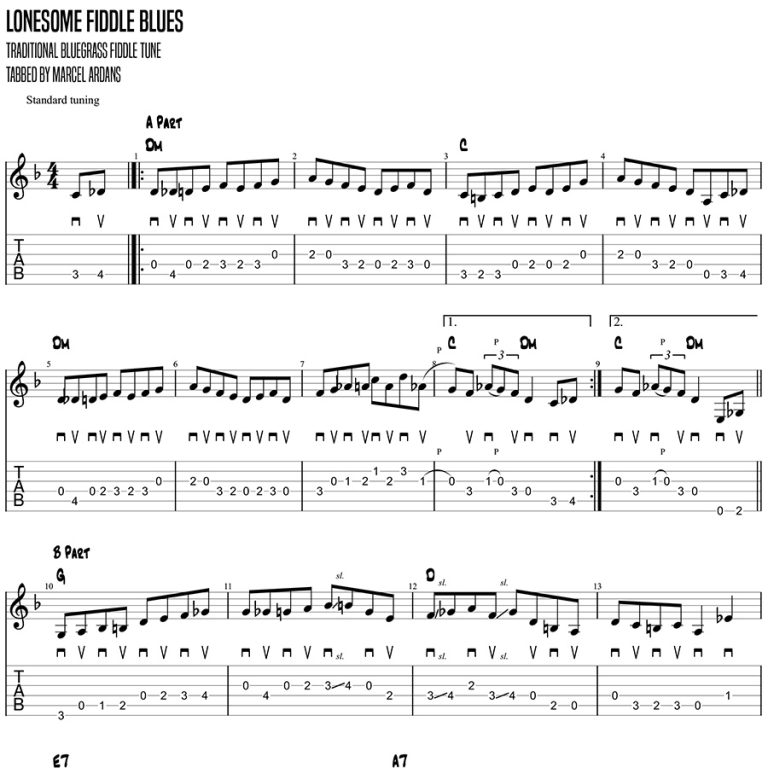 Marcel’s Essential Fiddle Tunes, Tab Book | Lessons With Marcel